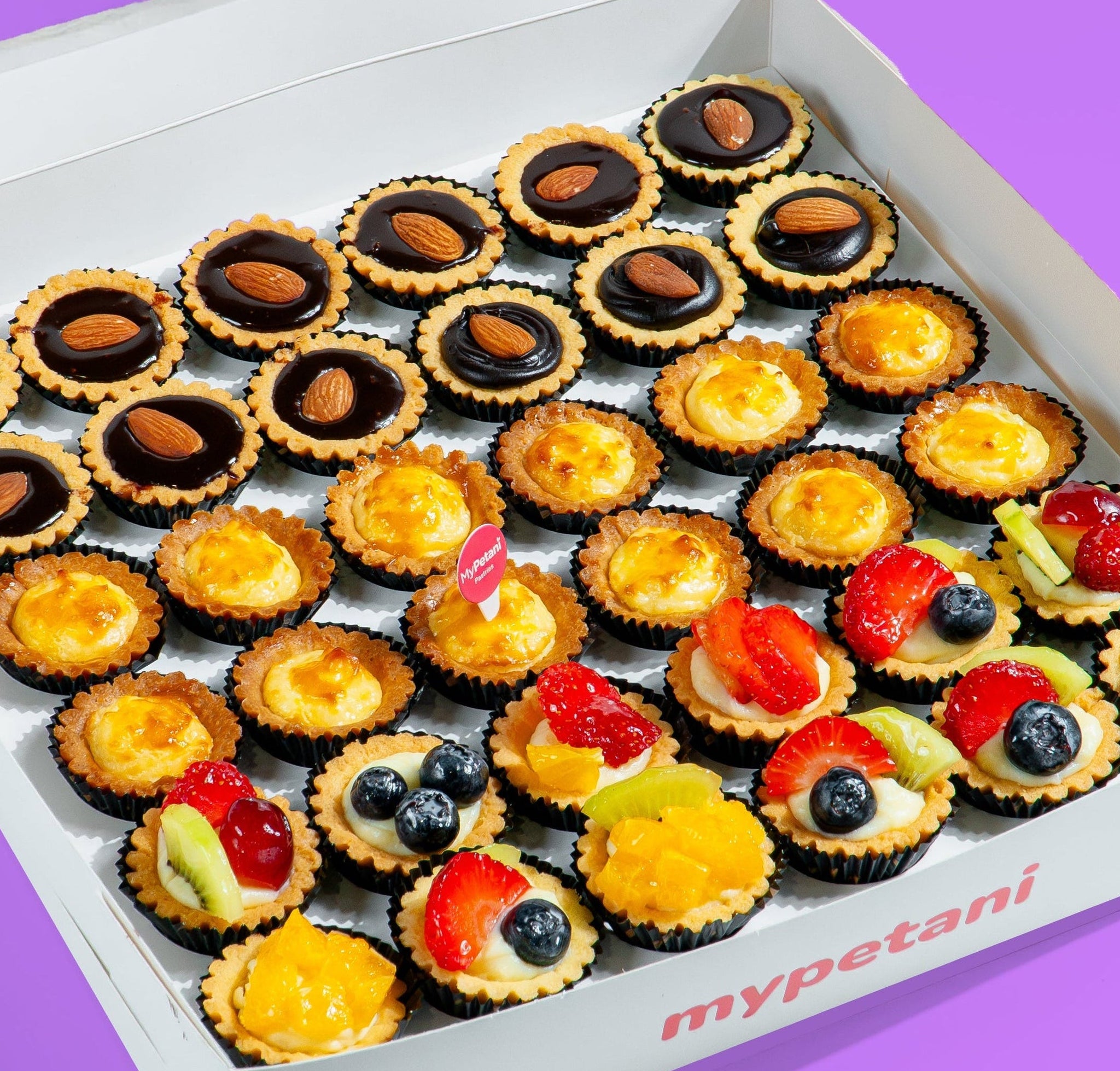 Party Set Mini Tarts- 3 Flavours! [Available in KL, Selangor & Penang